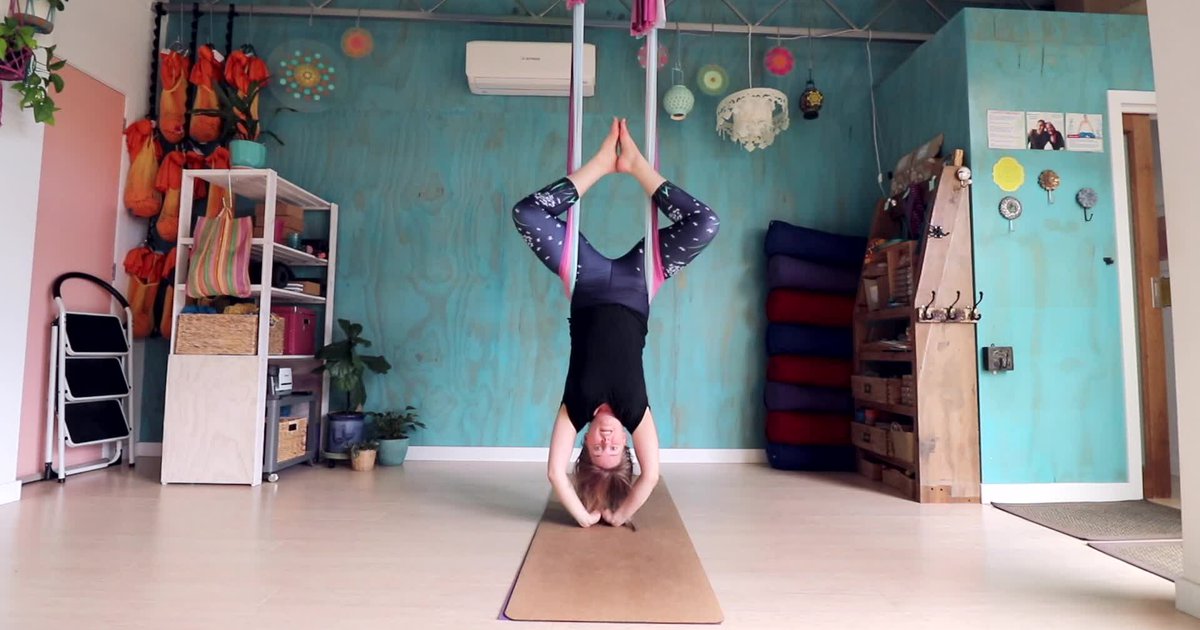 Aerial Yoga - Intro to Inversions - Garden of Yoga
