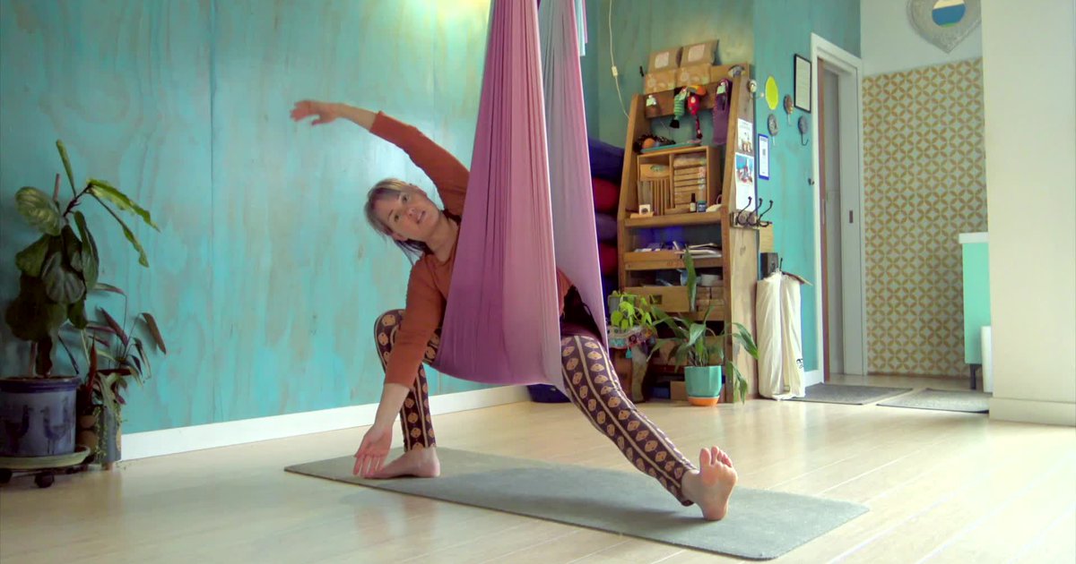 Aerial Spinal Series - Moving Energy Upwards! - Garden of Yoga